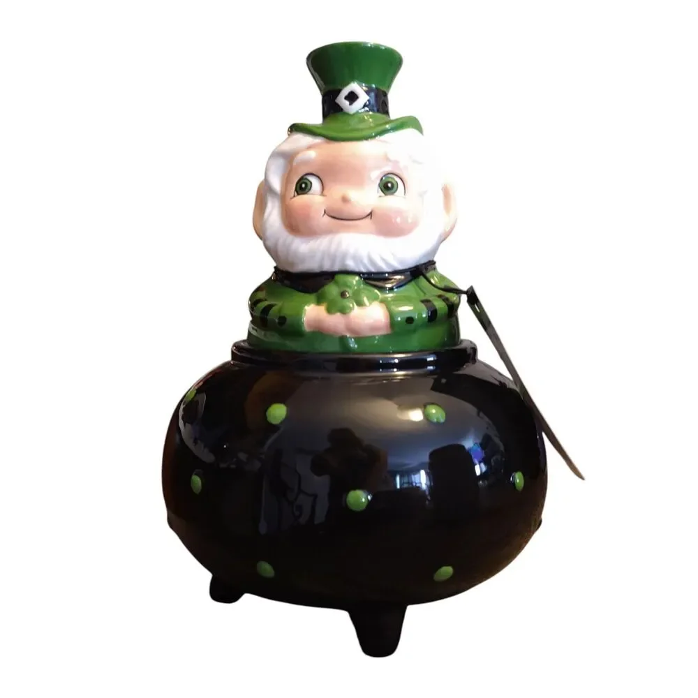 Holiday | Johanna Parker St Pattys Day Leprechaun Canister Green ...